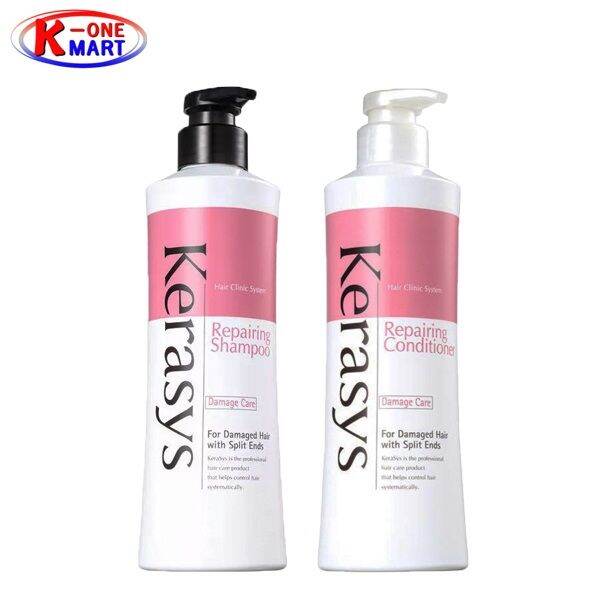 Aekyung Kerasys Hair Clinic Repairing Shampoo Conditioner 600ml Lazada Ph