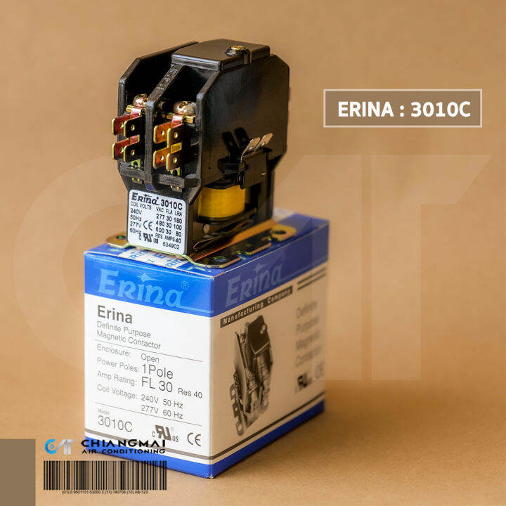 ERINA แมกเนติก คอนแทคเตอร์ แอร์ ยี่ห้อ Erina Magnetic contactor 30A ...