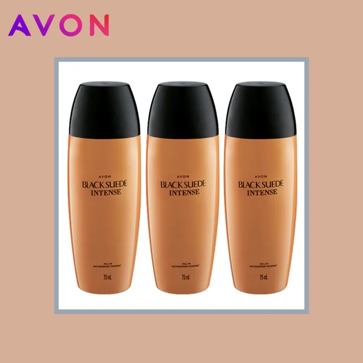 Avon Black suede Intense Roll on 75ml ( 3 Bottles ) Authentic | Lazada PH