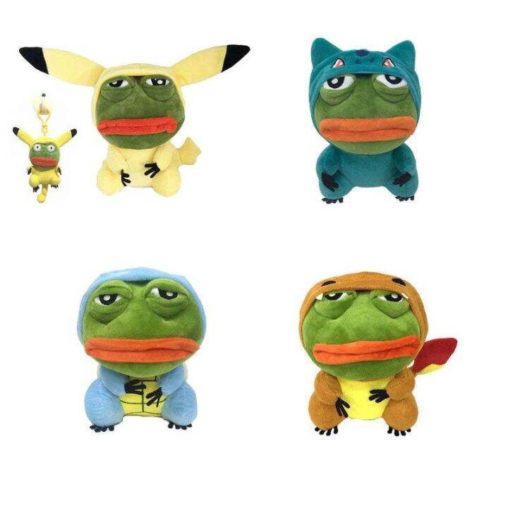 ใหม่ Pepe กบ Pokemon อะนิเมะ Pikachu Charmander Bulbasaur Squirtle ...
