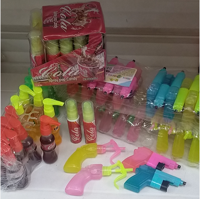 Spray Pop Candy / Spray Gun / Mini Gun Spray / Cola Spriti 20's ...
