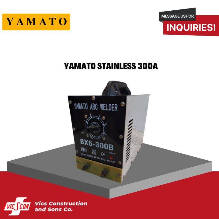 Yamato Welding Machine - Stainless Series 300A | Lazada PH
