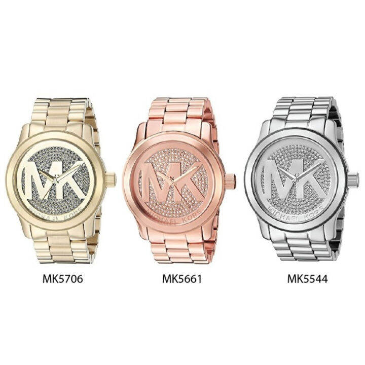พร้อมสต็อก ! Michael Kors ว่าแท้100 MK5706 MK5661 MK5544-45mm นาฬิกา ...