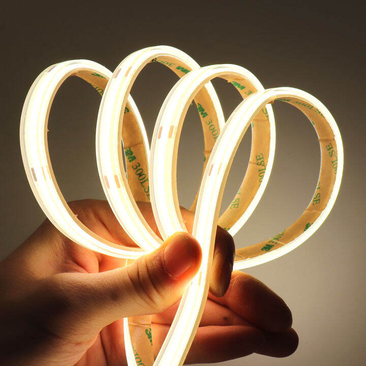 Waterproof LED COB Strip IP68 Flexible Light Bar FOB LED Tape 12V 24V ...