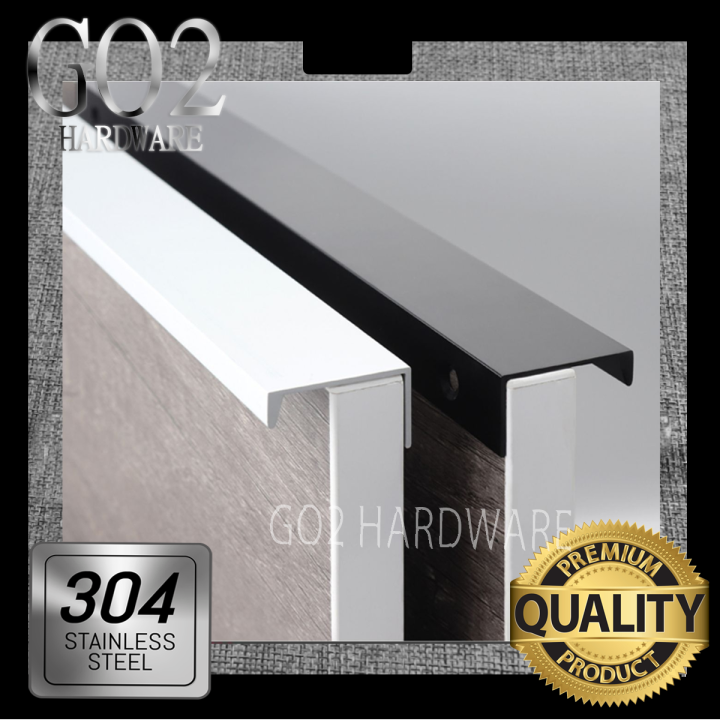 Stainless Steel Hidden Cabinet Handle Cupboard Kitchen Drawer Handle ...