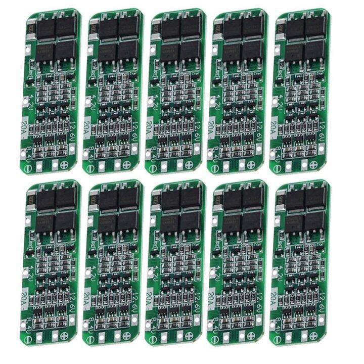 40Pcs 3S 20A BMS 18650 Li-Ion Lithium Battery Charger Module BMS Protection Board PCB 11.1V 12V ...