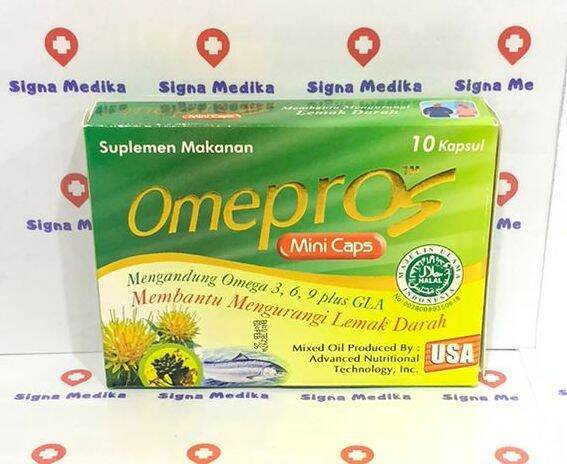 Omepros Mini Caps Isi 10 Kapsul - Membantu Mengurangi Lemak Darah ...