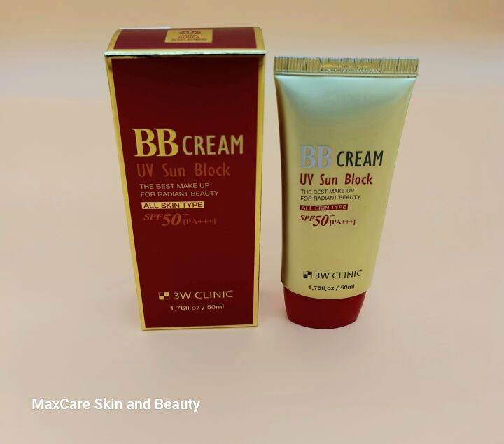 3W CLINIC BB Cream UV Sun Block SPF 50 PA*** | Lazada PH