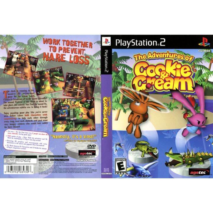 แผ่นเกมส์ PS2 The Adventures of Cookie & Cream คุณภาพ ส่งไว | Lazada.co.th