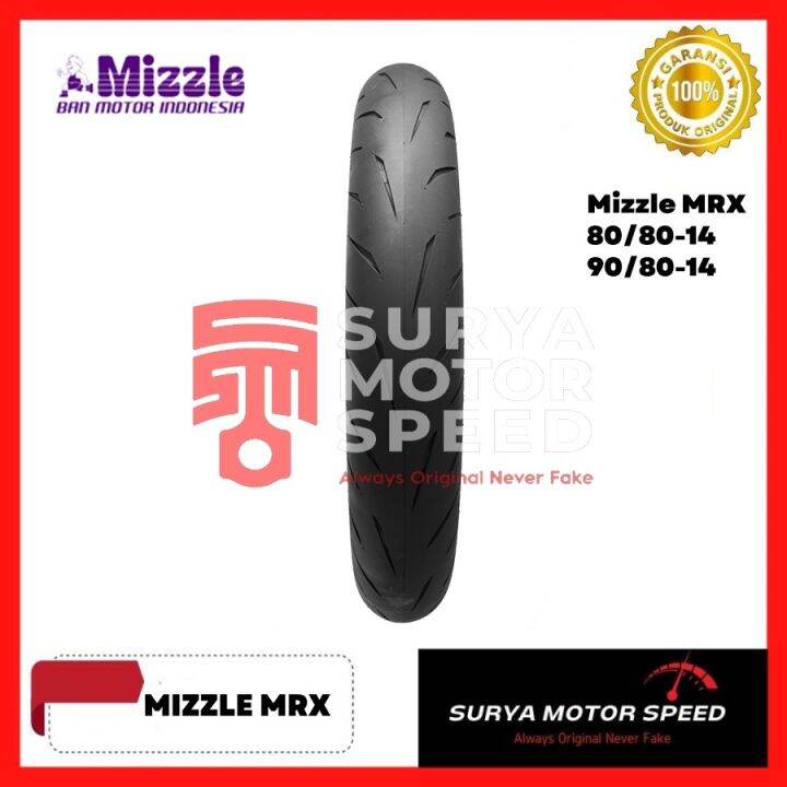 MIZZLE MRX Ban Tubeless Depan Belakang 80,90 Ring 14 Vario, Pcx, Beat ...