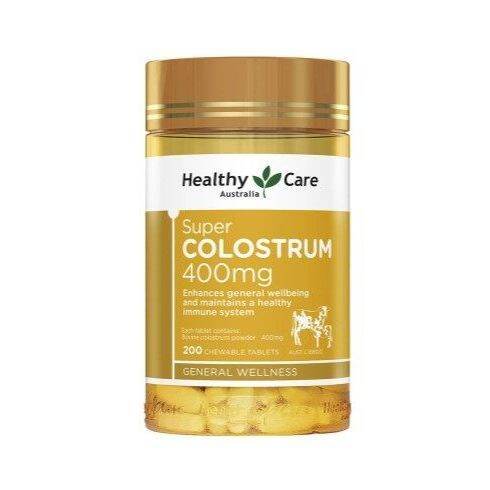 Healthy Care Super Colostrum 400mg 200 Chewable Tablets | Lazada.co.th