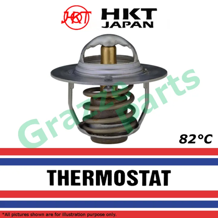 HKT 100% Made In Japan Radiator Coolant Thermostat ZI52TA-82 for Toyota ...
