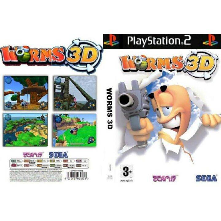 PS2 CD DVD GAMES (Worms 3D) | Lazada