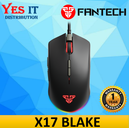 FANTECH X17 BLAKE Professional Wired Gaming Mouse Adjustable 10000 DPI ...