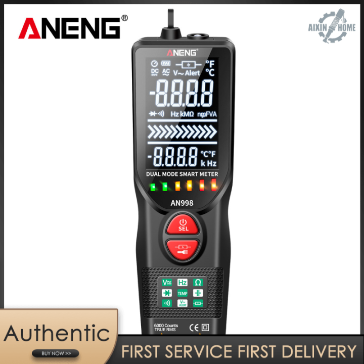 ANENG Intelligent Digital Multimeter Fully Automatic Non-Contact Tester ...