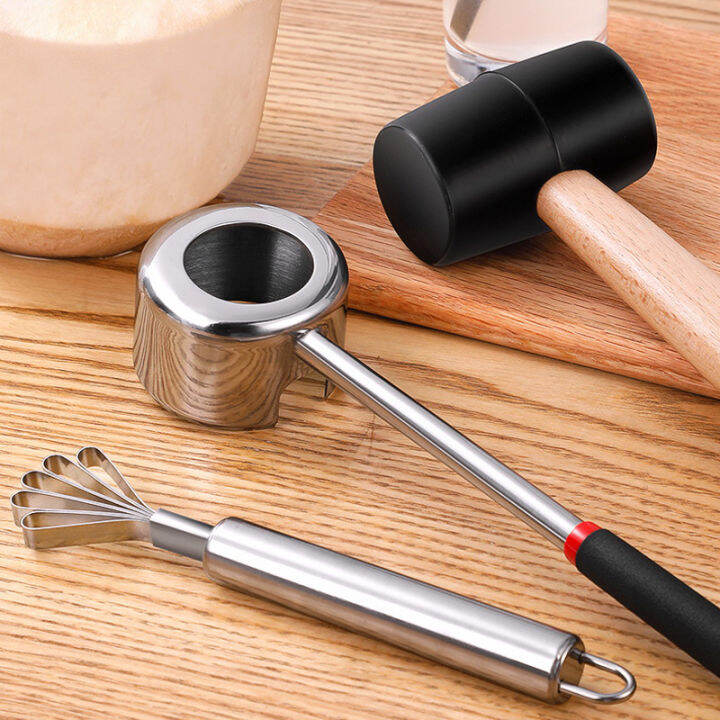 Specool® Coconut Opener 3Pcs/set Coconut Shell Opener Digging Coconut ...