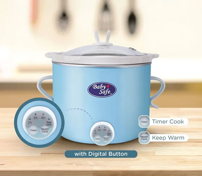 Alat Masak Makanan Bayi MPASI Digital Baby Safe Original Digital Slow ...