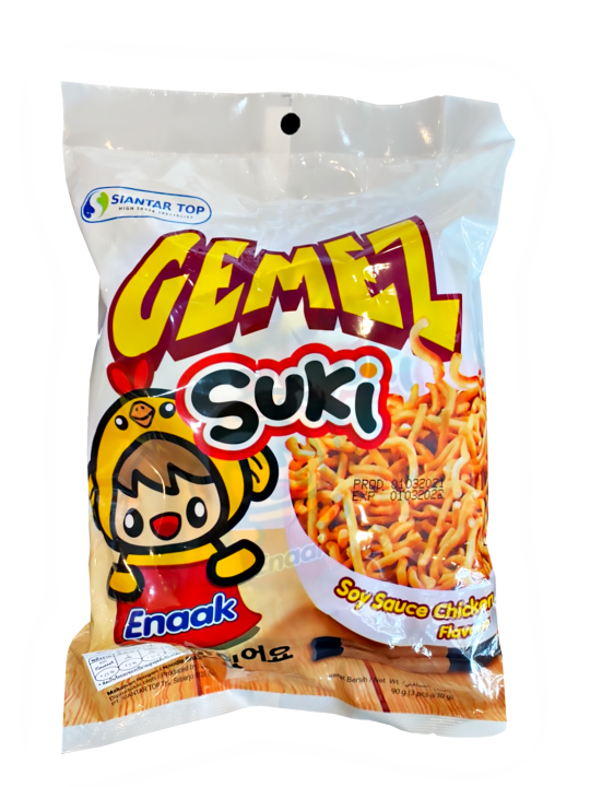 GEMEZ SUKI NOODLE SNACK SOY SAUCE AND CHICKEN FLAVOR 30G (3ซอง/ห่อ) | Lazada.co.th