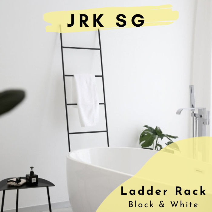 Solid Wood Trapezoidal Ladder Rack Hanger for Clothes / Towel ...