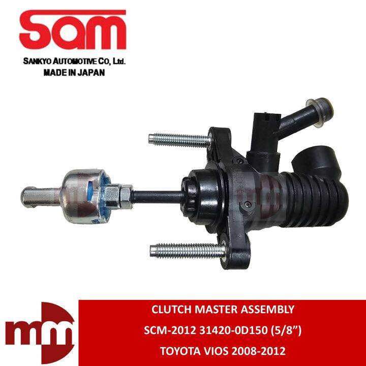 SAM JAPAN Clutch Master Assembly for TOYOTA VIOS 2008-2012 31420-0D150 ...