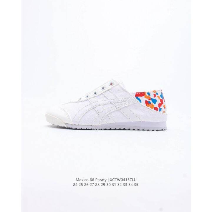 รองเท้าเด็ก Onitsuka Tiger Mexico66 Onitsuka Tiger Sole ทำจากวัสดุที่ทน ...