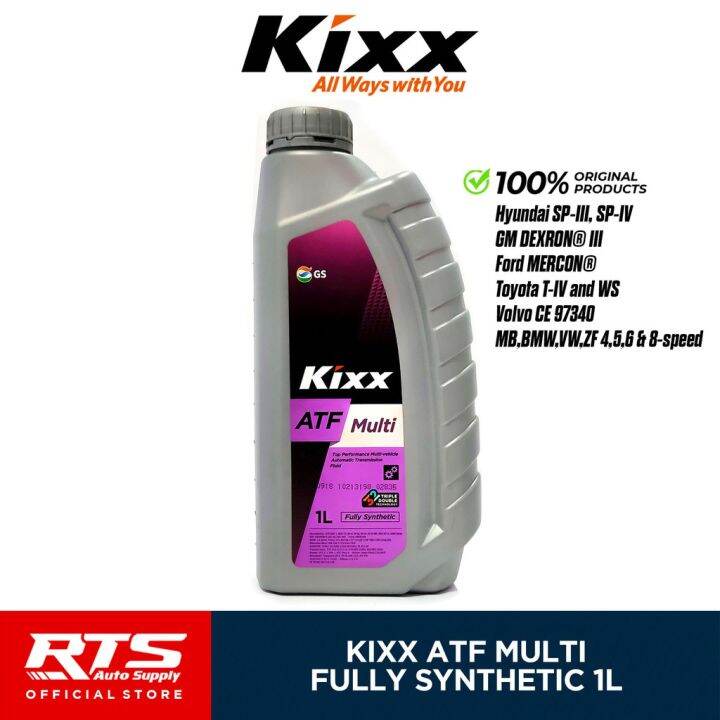 Kixx ATF Fully Synthetic 1 Liter SP-II, SP-III, DEXRON III, MERCON ...