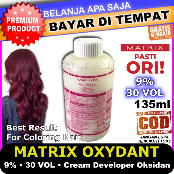 [COD] Matrix Cream Developer Oxydant 30 Vol Atau 9% Isi 135ml Original ...