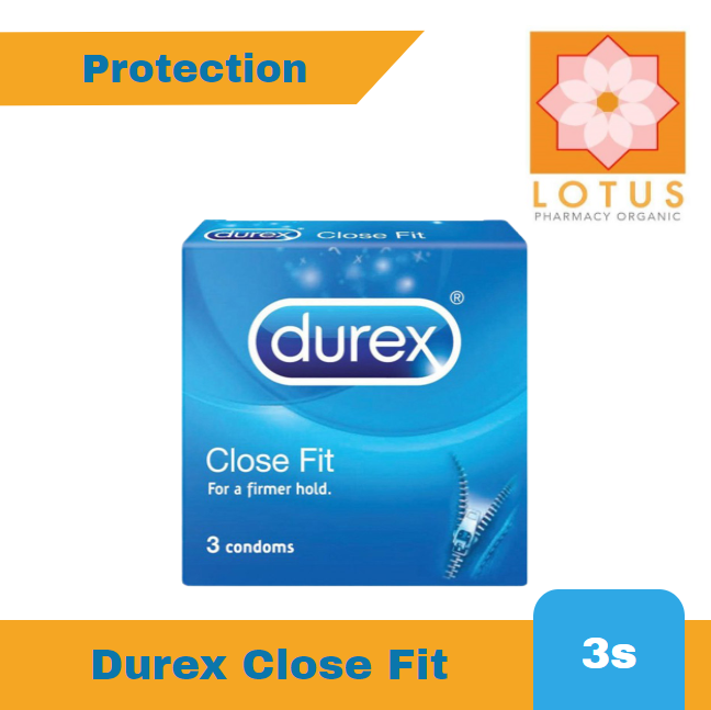 Durex Condom Close Fit 3s Lazada