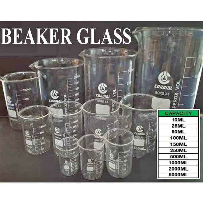 BEAKER GLASS BOROSILICATE | Lazada PH