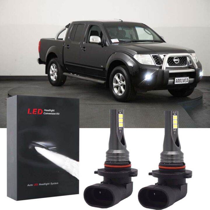 สำหรับ Nissan Navara D40 2004-2020 (ไฟตัดหมอก)-2PC Bright 6000K Xenon LED สีขาวไฟตัดหมอกหลอดไฟ ...