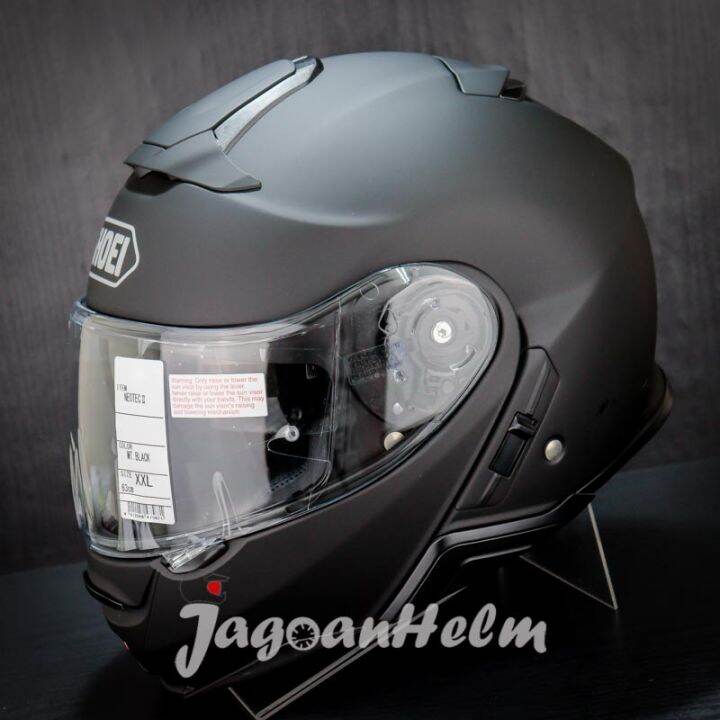SHOEI HELM NEOTEC 2 | BLACK DOFF | NEOTEC2 MODULAR FLIP UP | Lazada ...