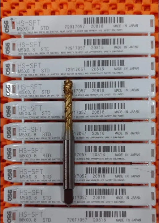 #ต้าปไฮสปีดราคาพิเศษ #TapHSS M5x0.8 ยี่ห้อOSG | Lazada.co.th