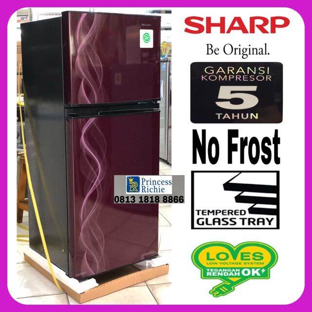 Kulkas Sharp 2 pintu model terbaru SJ 197 ND | Lazada Indonesia