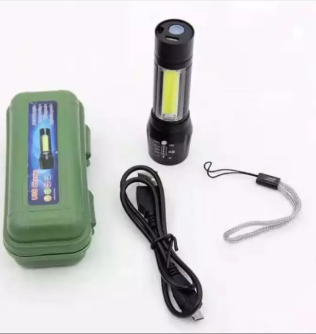 NF XPE+POLICE CREE MINI LED FLASHLIGHT RECHARGEABLE WATERPROOF USB ...
