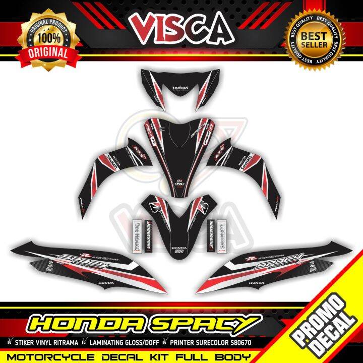 Decal Spacy Full Body Stiker Motor Spacy Full Body Striping Spacy ...