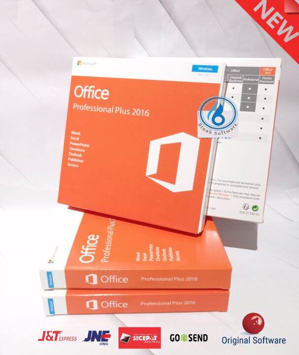 Microsoft Office Pro Plus 2016 Fullbox 32/64 Bit Original Lifetime ...
