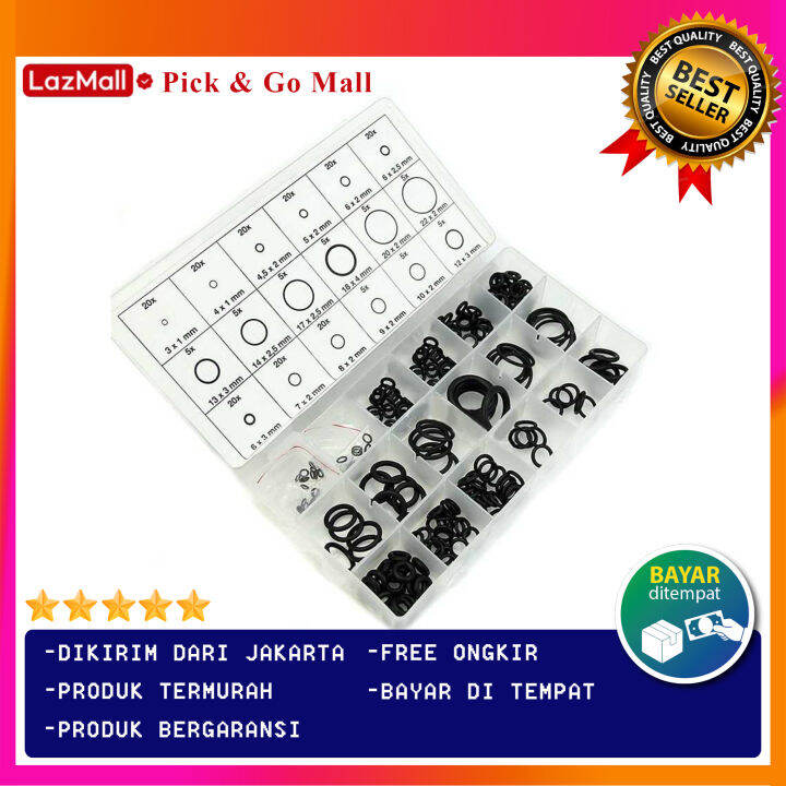 [BISA COD] - Karet rubber O ring seal tightening 225 pcs sparepart kebocoran karet seal berbeda ...