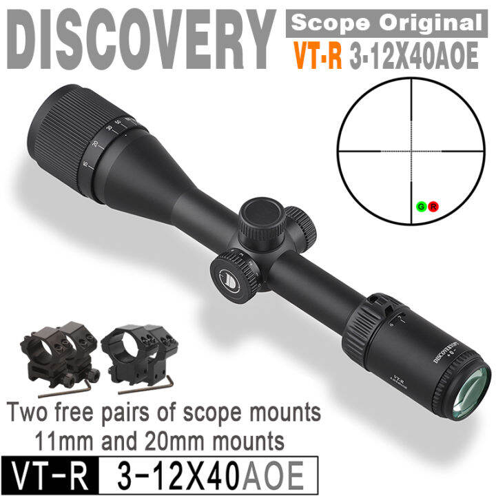 Discovery VT-R 3-12X40AOE Optics Outdoor Sight Hunting scope Monocular ...