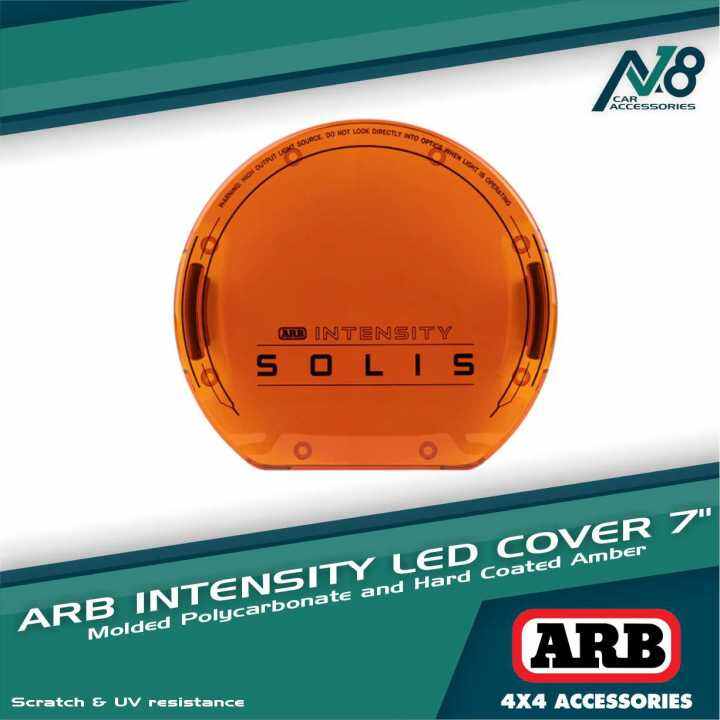 ARB Solis Intensity LED Cover 7" Amber Off-Road Light Pair Genuine ...
