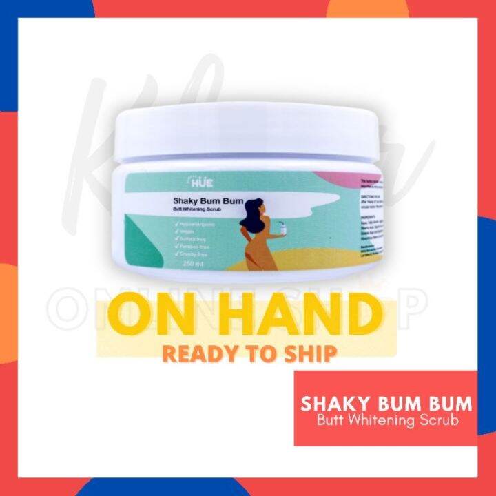 Simply Hue Shaky Bumbum Butt Whitening Scrub 250ml | Lazada PH