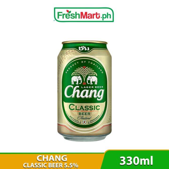 Chang Classic Beer 5.5 -Can 330ml | Lazada PH