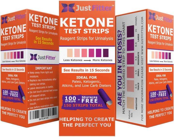 Ketone Test Strips for Testing Ketosis Levels in 15 Seconds Using ... Ketone Test Strips for Testing Ketosis Levels in 15 Seconds Using ...
