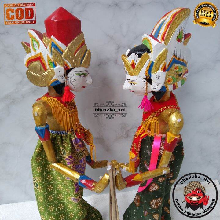 Wayang Golek Rama Dan Sinta (2 Golek) 50cm Kualitas PK/Biasa | Lazada ...