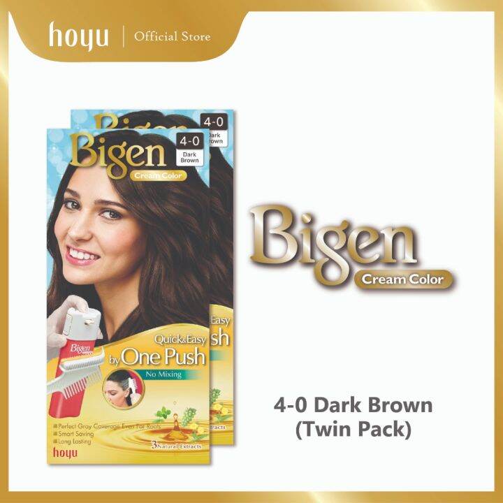 Bigen Cream Color Hair Color [Twin Pack] (Expiry: year 2025) | Lazada