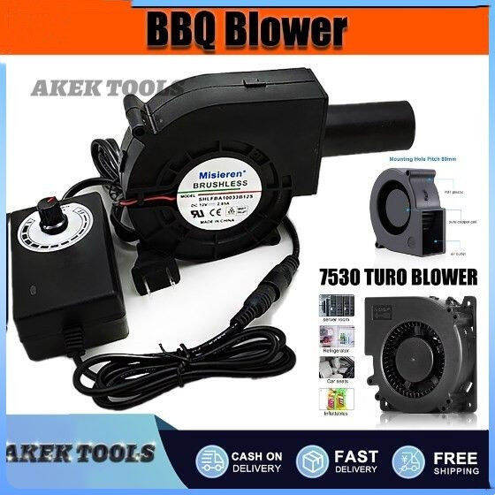 【COD/Free Shipping】BBQ Blower Fan 220v Speed Blower 12V Blower Cooking ...