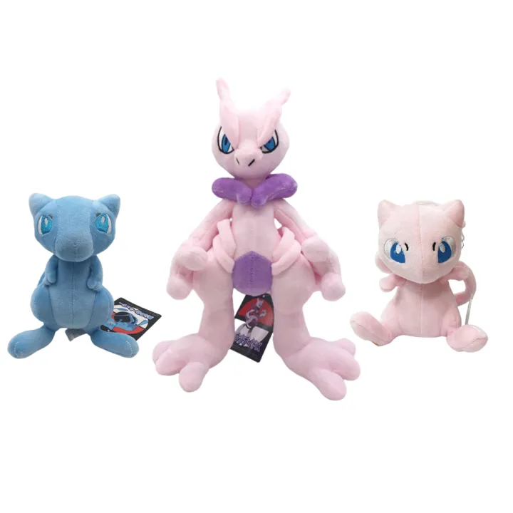 Cute Mew Mewtwo Plush Toy Anime Soft Peluche Stuffed doll Cartoon ...