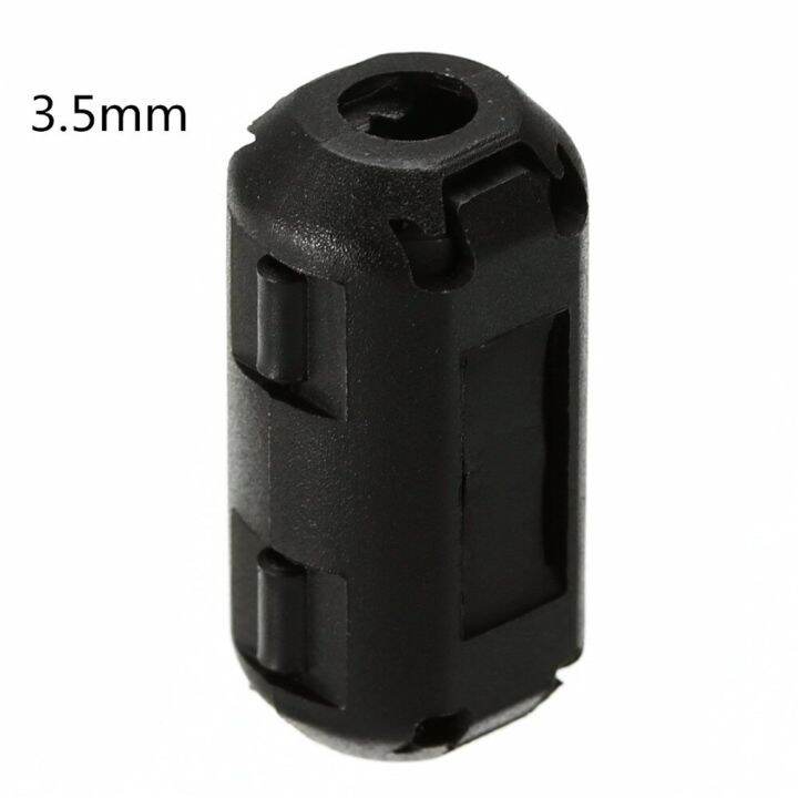 5 Pcs3.5/7มม. EMI RFI Noise Suppressor Clip Choke Ferrite Core Cable Ferrite Filter Black ...