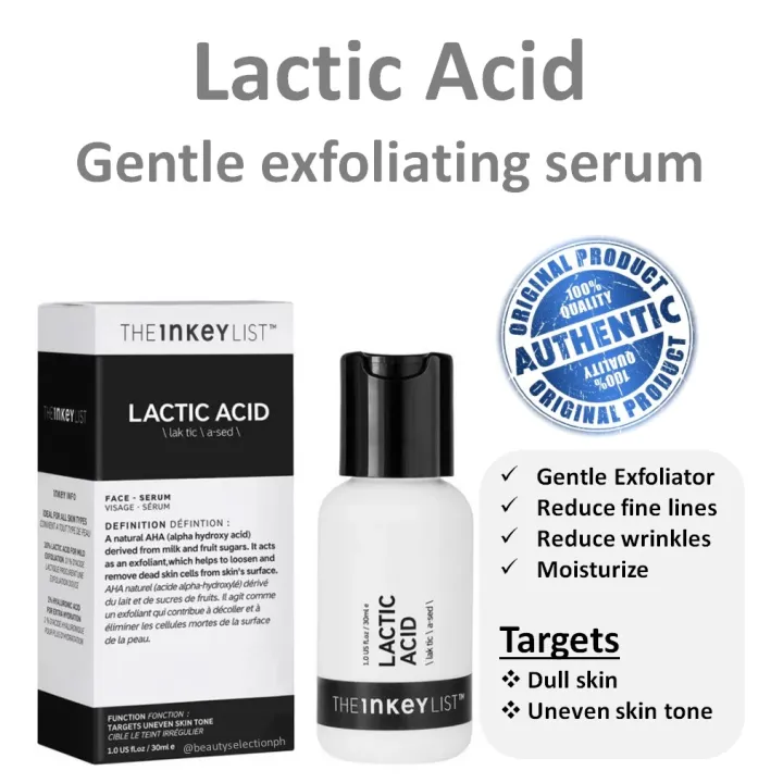 The Inkey List Lactic Acid Exfoliating Serum | Lazada PH