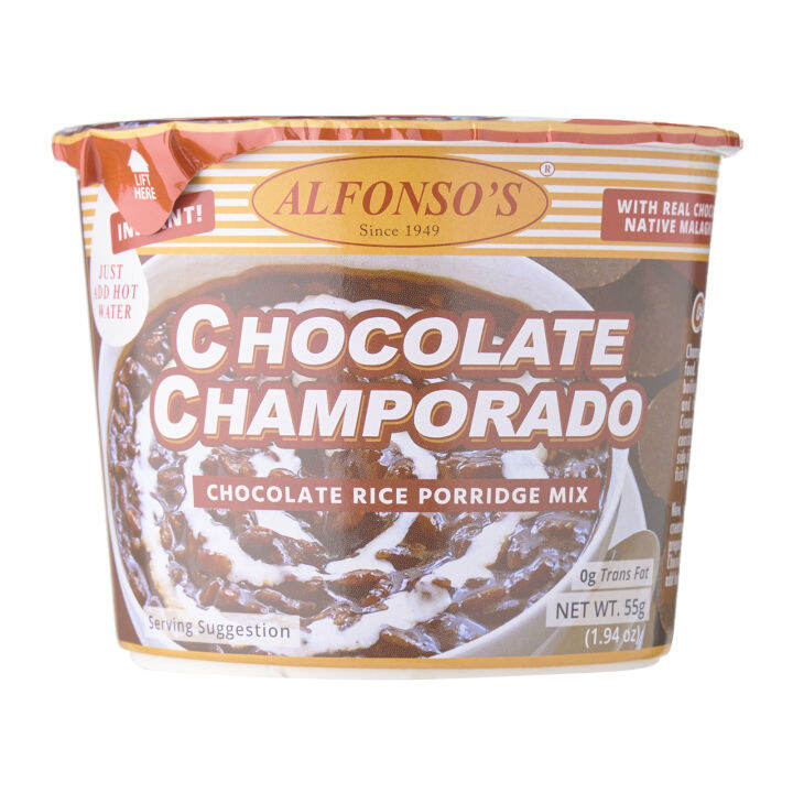 Alfonso's Chocolate Champorado 55G | Lazada Singapore