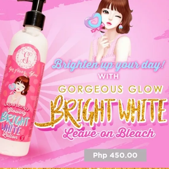 underarm whitening Authentic Gorgeous Glow Bright White Lotion SPF50 ...